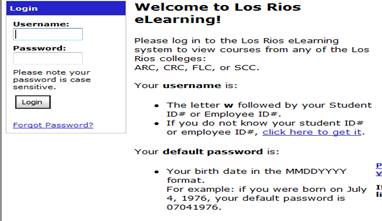5. You should see a welcome page with your name on it and courses list ...